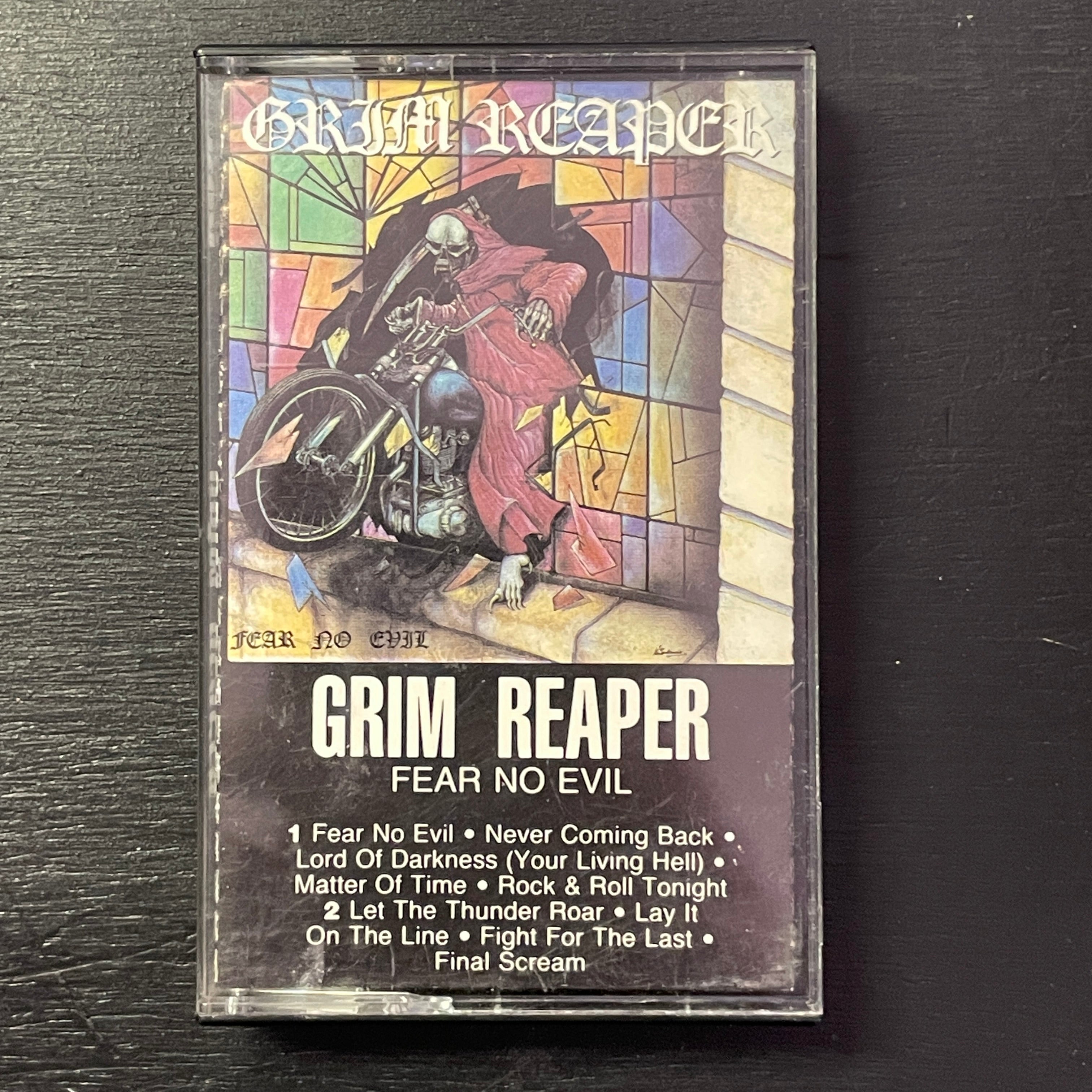 Grim Reaper – Fear No Evil original cassette tape (used) – Vinyl Command