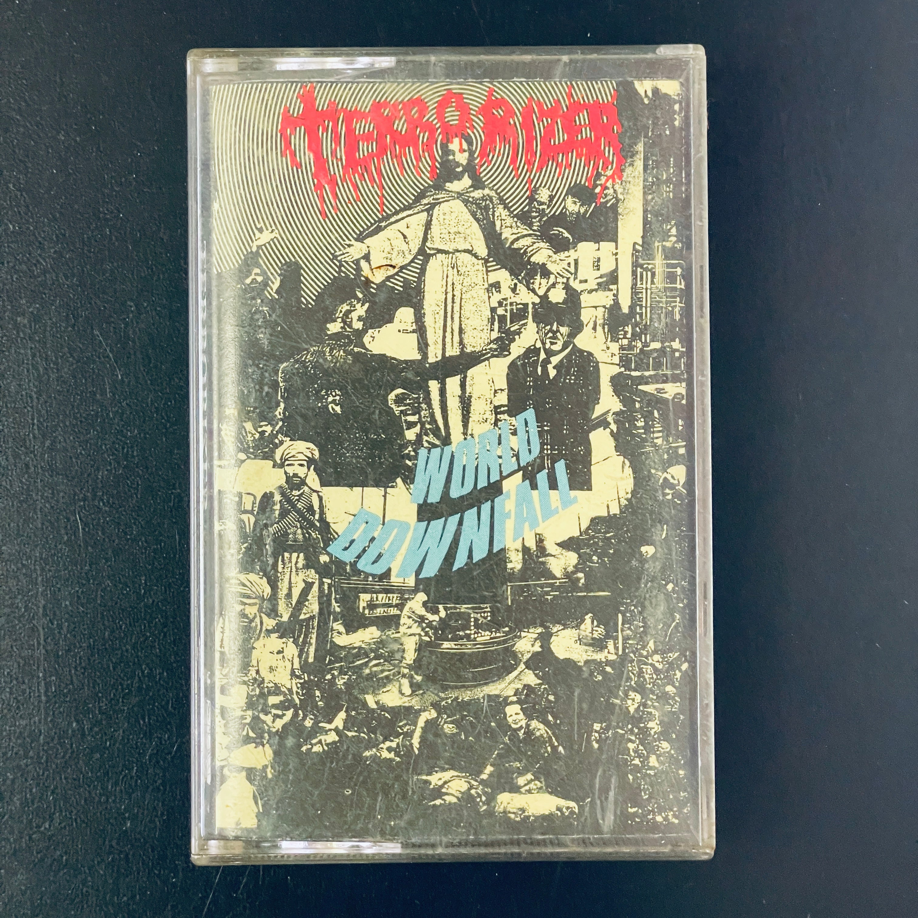 Terrorizer - World Downfall original cassette tape (used) – Vinyl Command