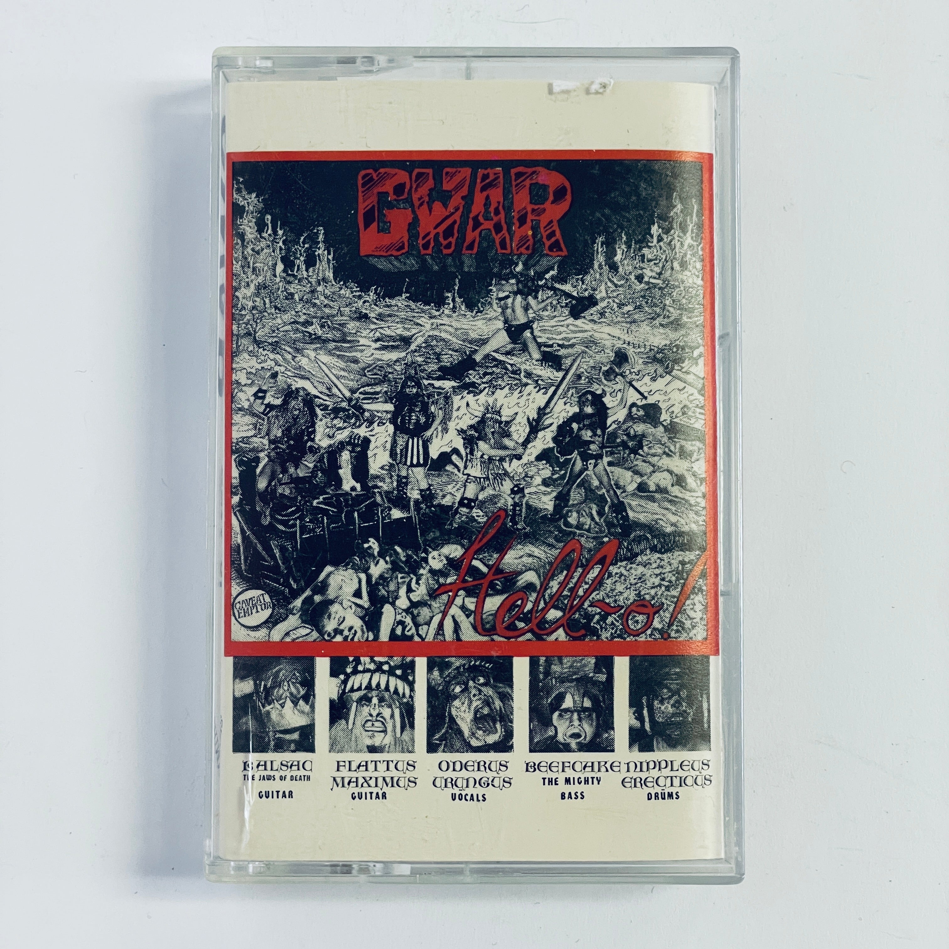 Gwar – Hell-O! cassette tape (used) – Vinyl Command