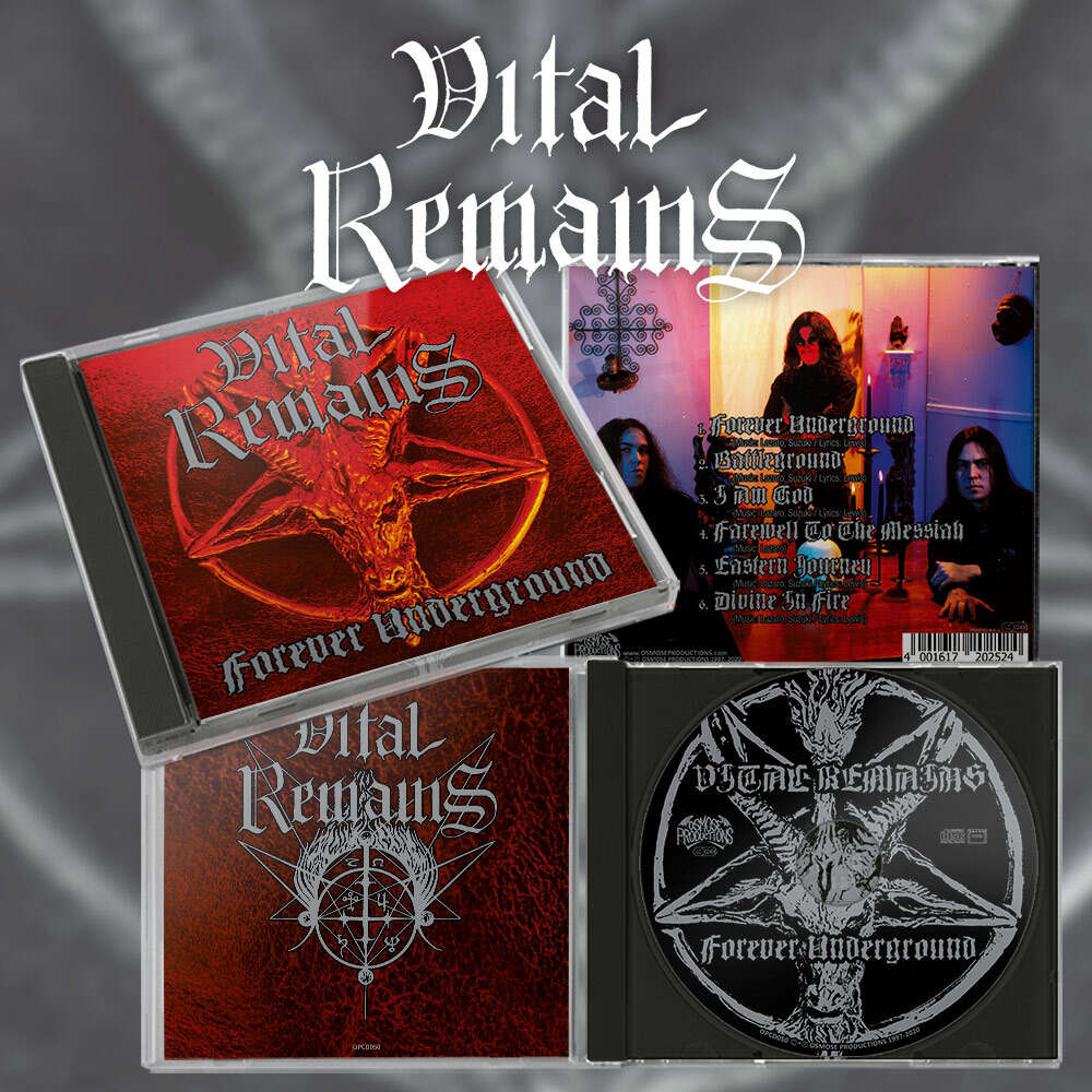 Vital Remains - Forever Underground CD – Vinyl Command