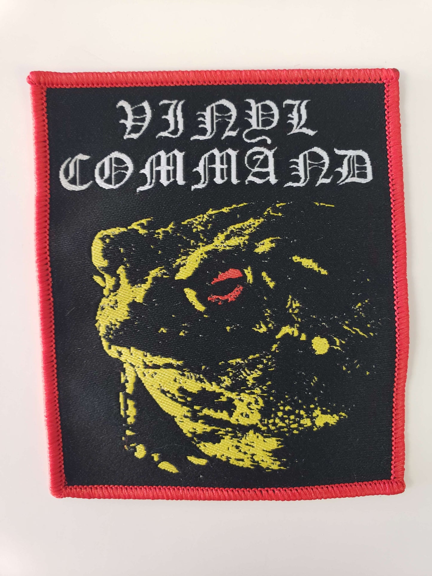Vinyl Command - Yellow Toad woven patch