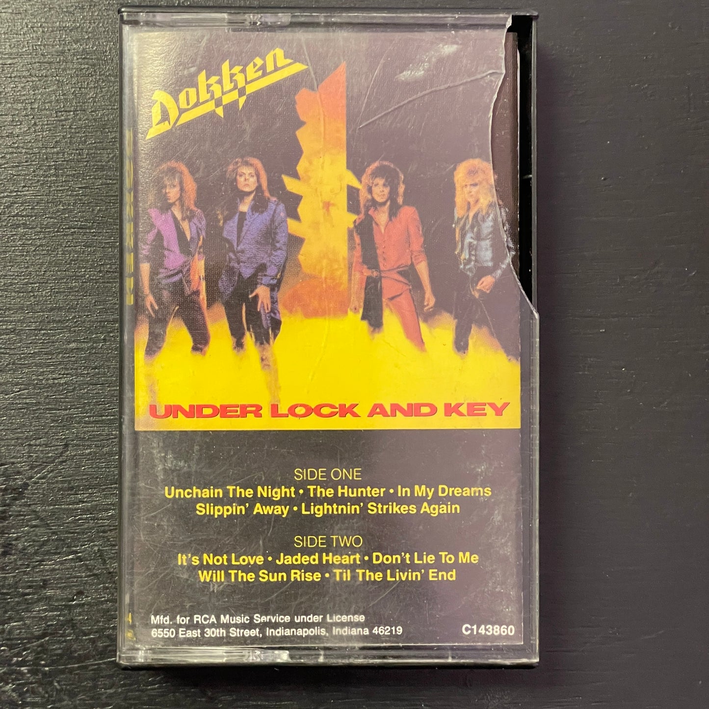 Dokken – Under Lock And Key original cassette tape (used) – Vinyl Command