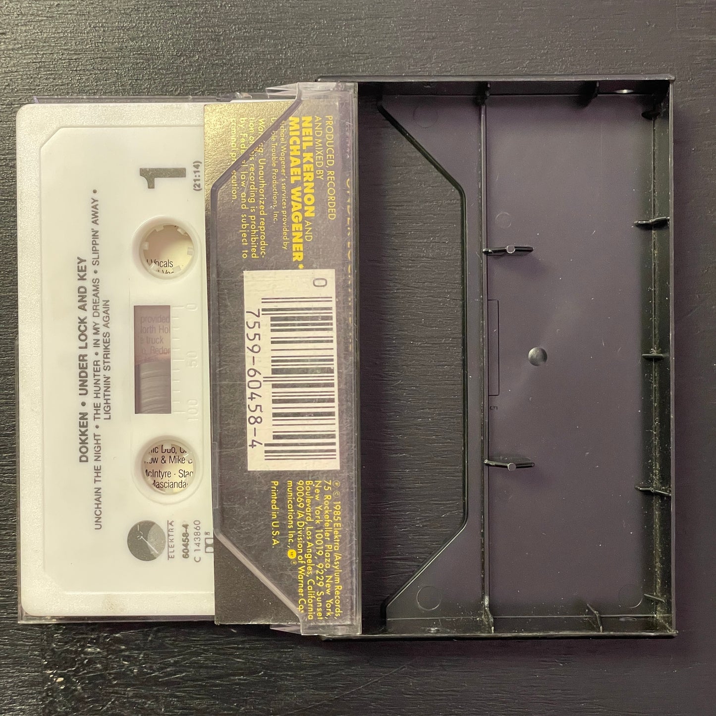Dokken – Under Lock And Key original cassette tape (used) – Vinyl Command