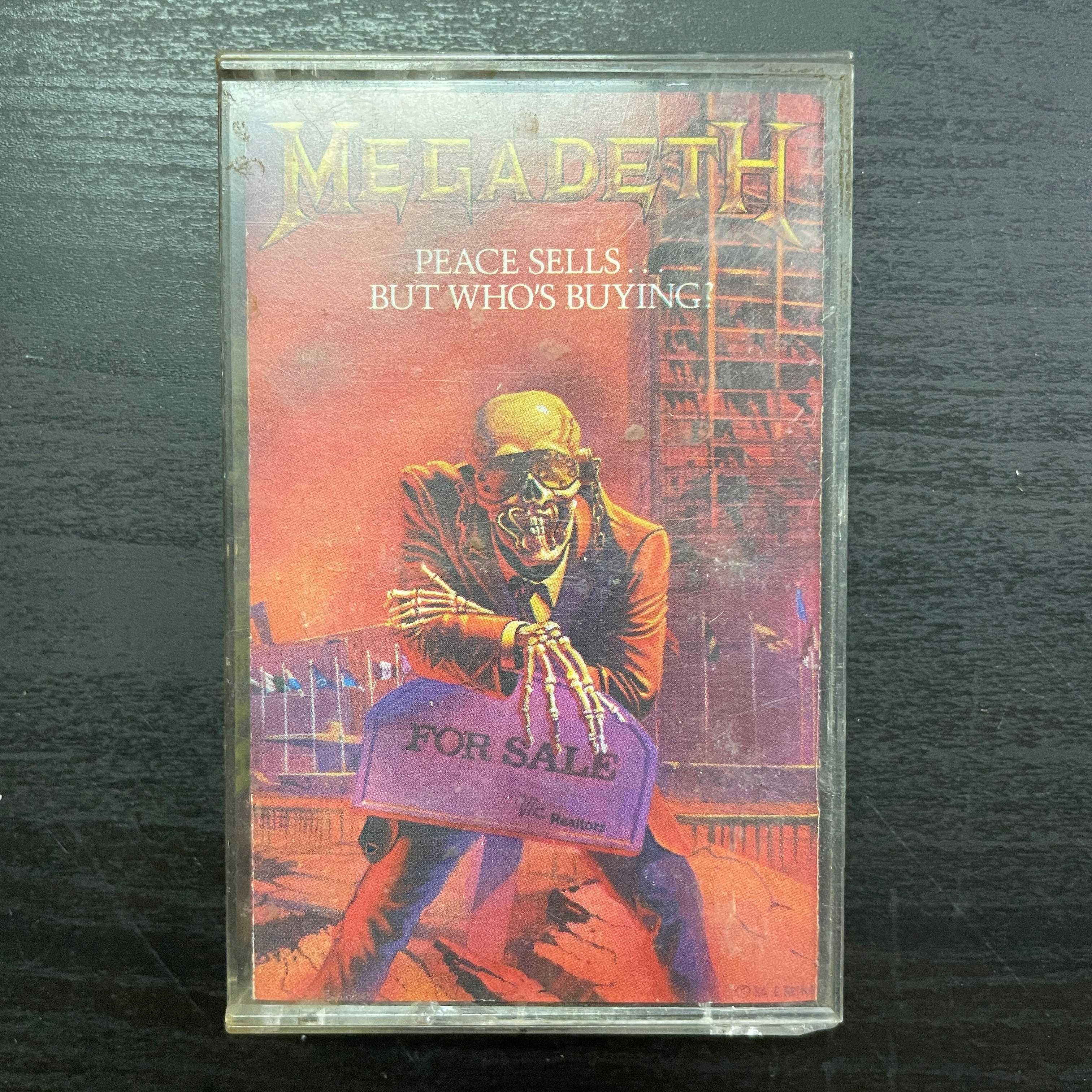 Megadeth – Peace Sells... But Who's Buying? original cassette tape (us ...