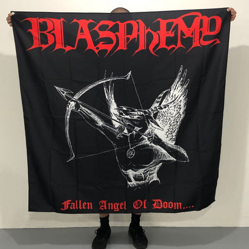 Blasphemy - Fallen Angel of Doom.... 56" poster flag – Vinyl Command