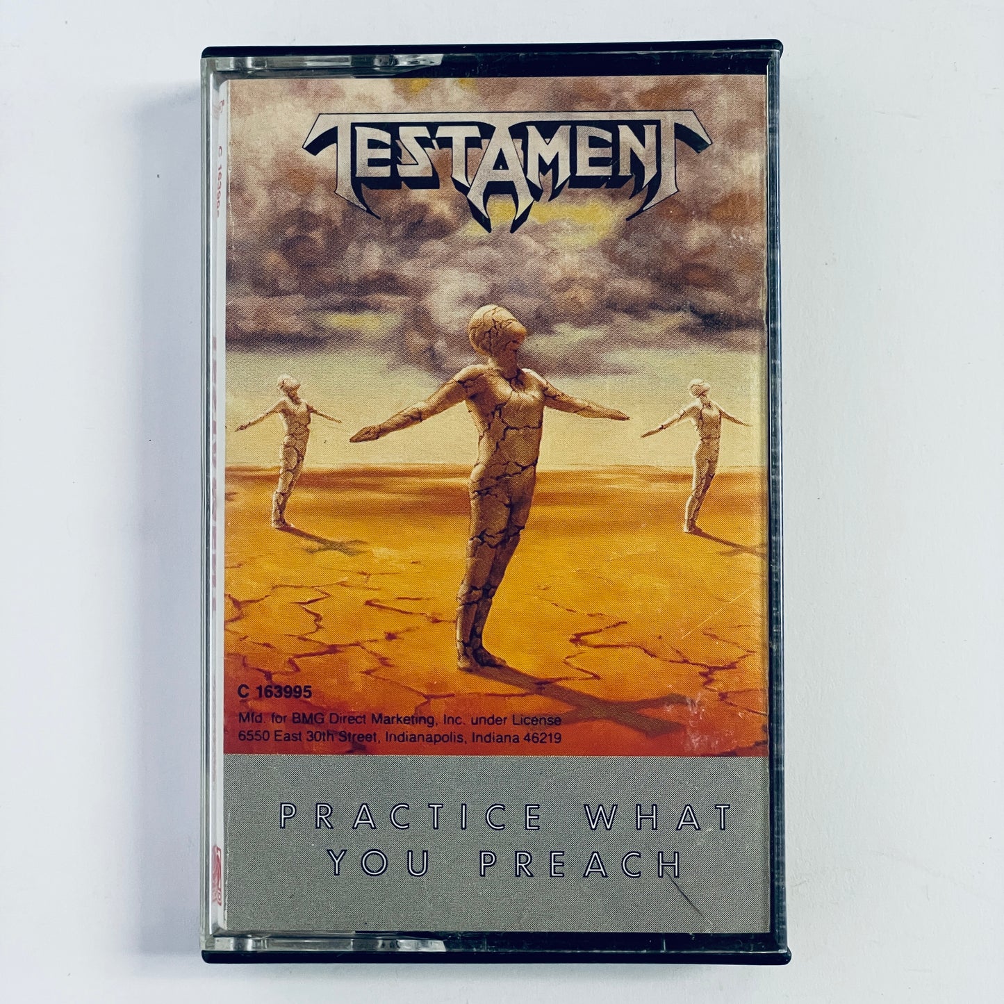 Testament – Practice What You Preach cassette tape (used) – Vinyl Command